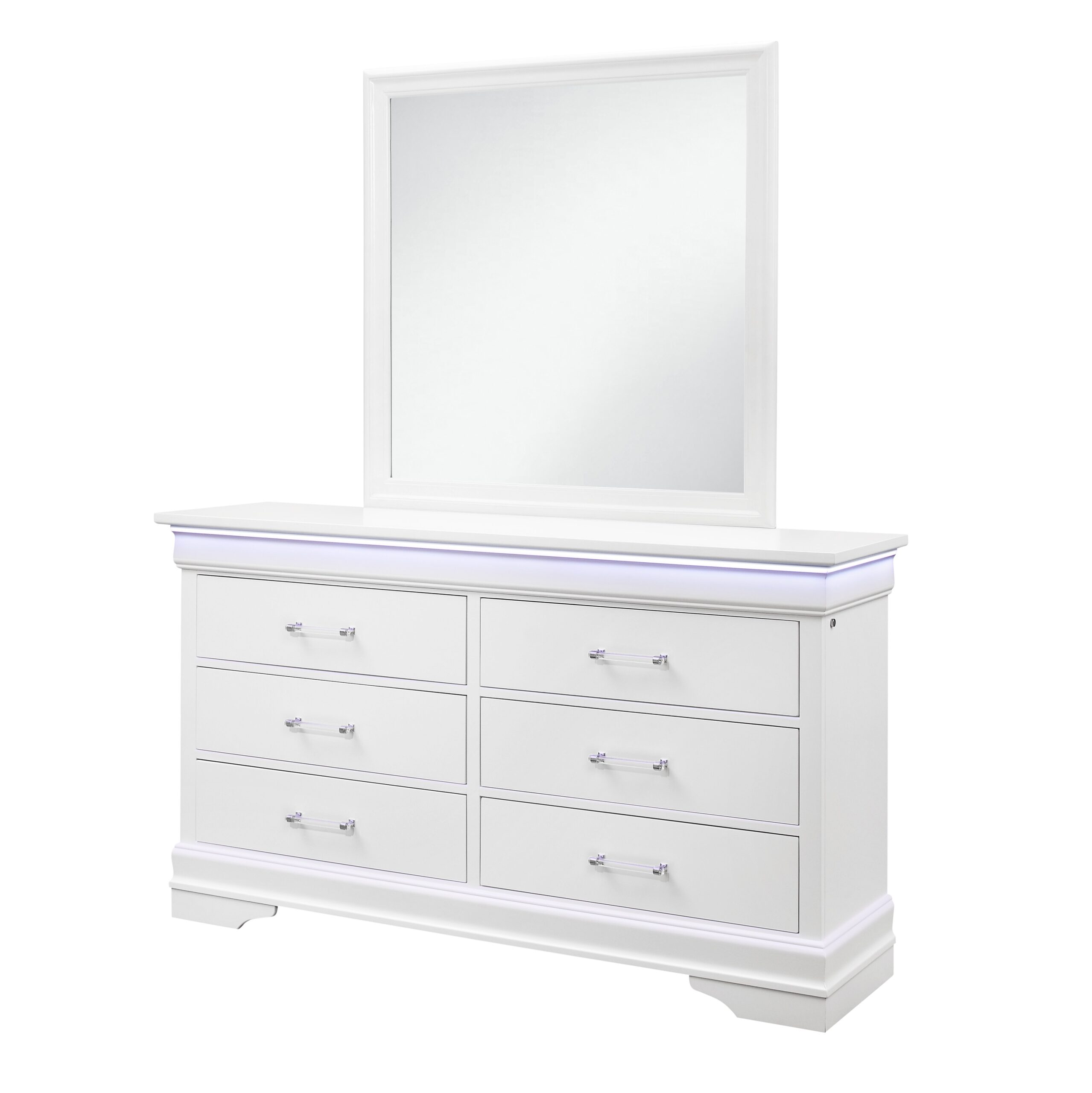 Charlie White Dresser - La Cuevita Furniture